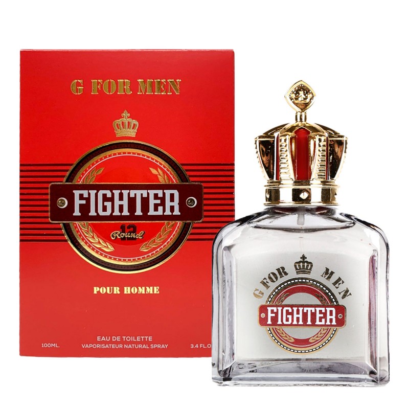 G For for Men Fighter para Hombre - Eau de Toilette - 100ml -Perfum...